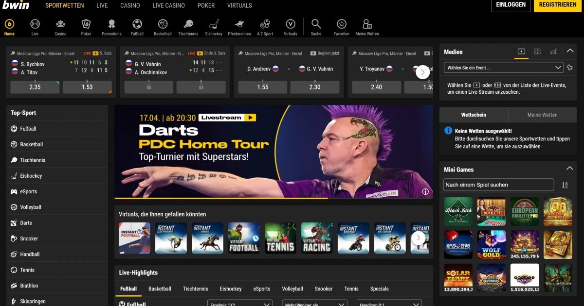 Bwin Bonus » Bis zu 100 € Sportwetten Bonus → Jan. 2021